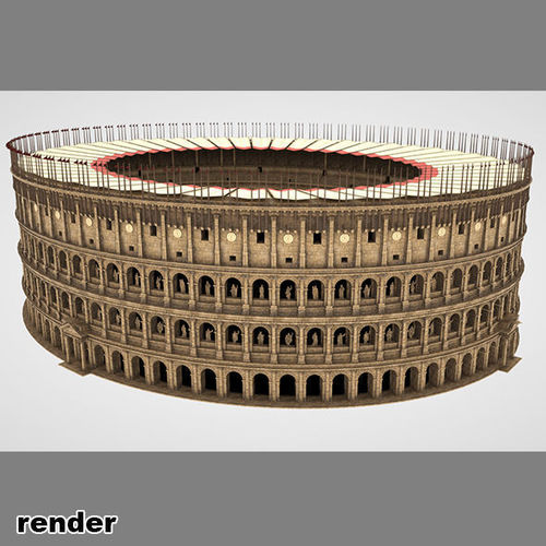 3D model Coliseum VR / AR / low-poly | CGTrader