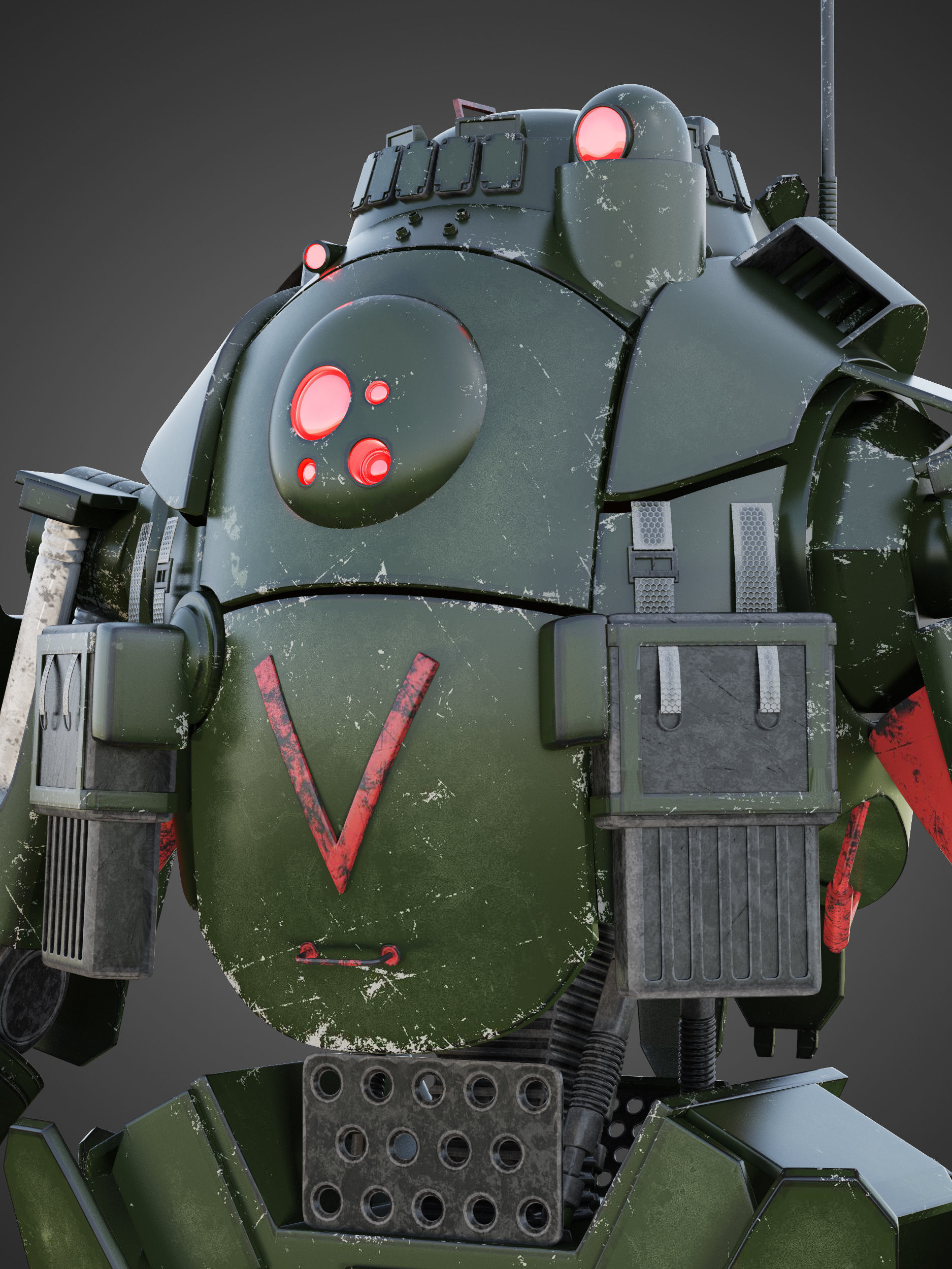 Titanfall Atlas RIGGED 3D model animated rigged | CGTrader