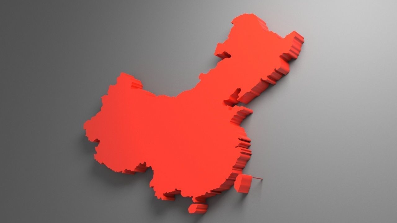 China Map 3D model | CGTrader
