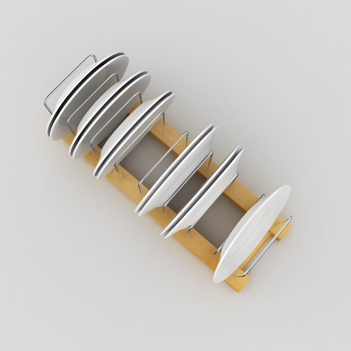 Plate Rack 3D model | CGTrader