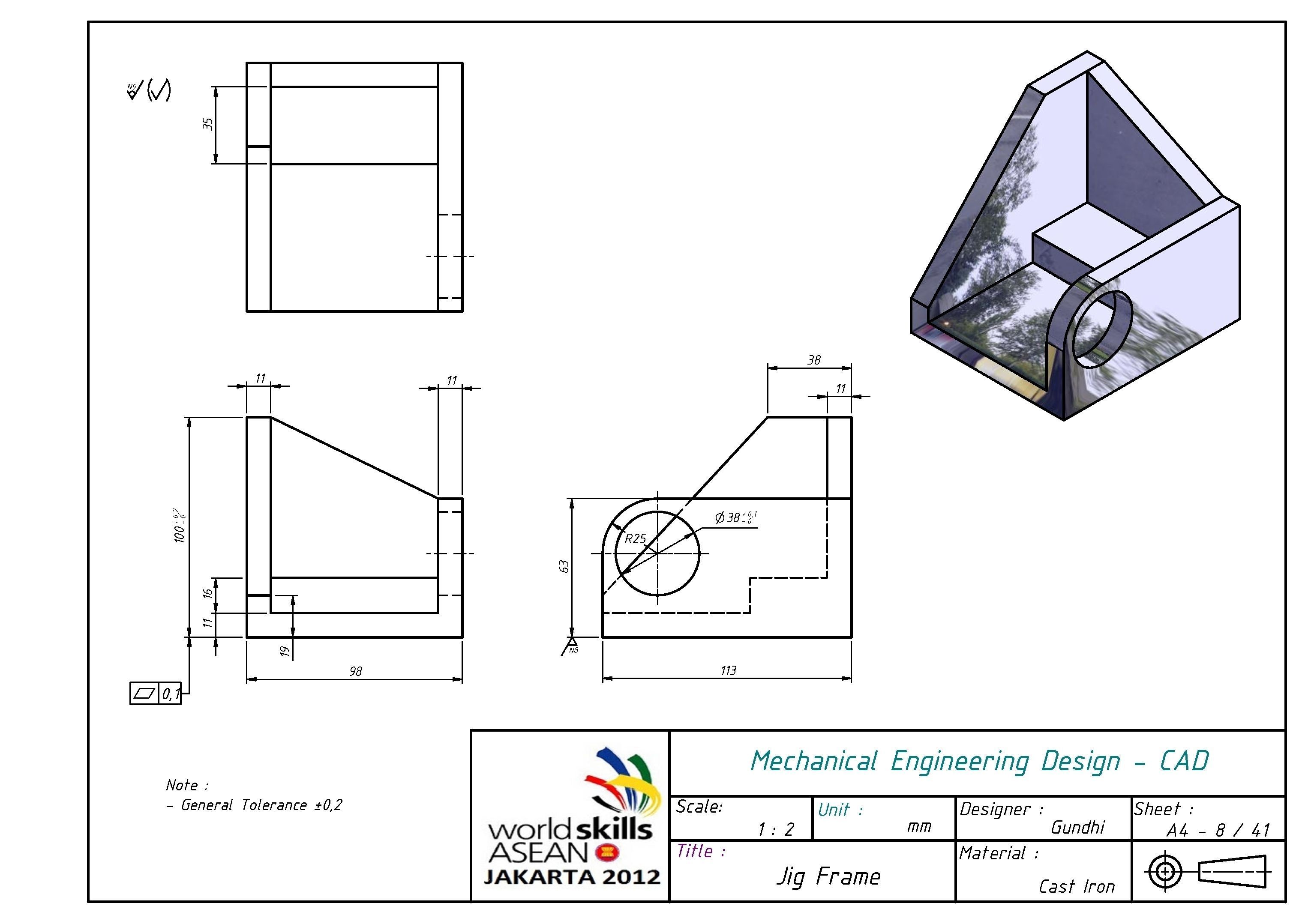 Jig Frame free 3D model | CGTrader