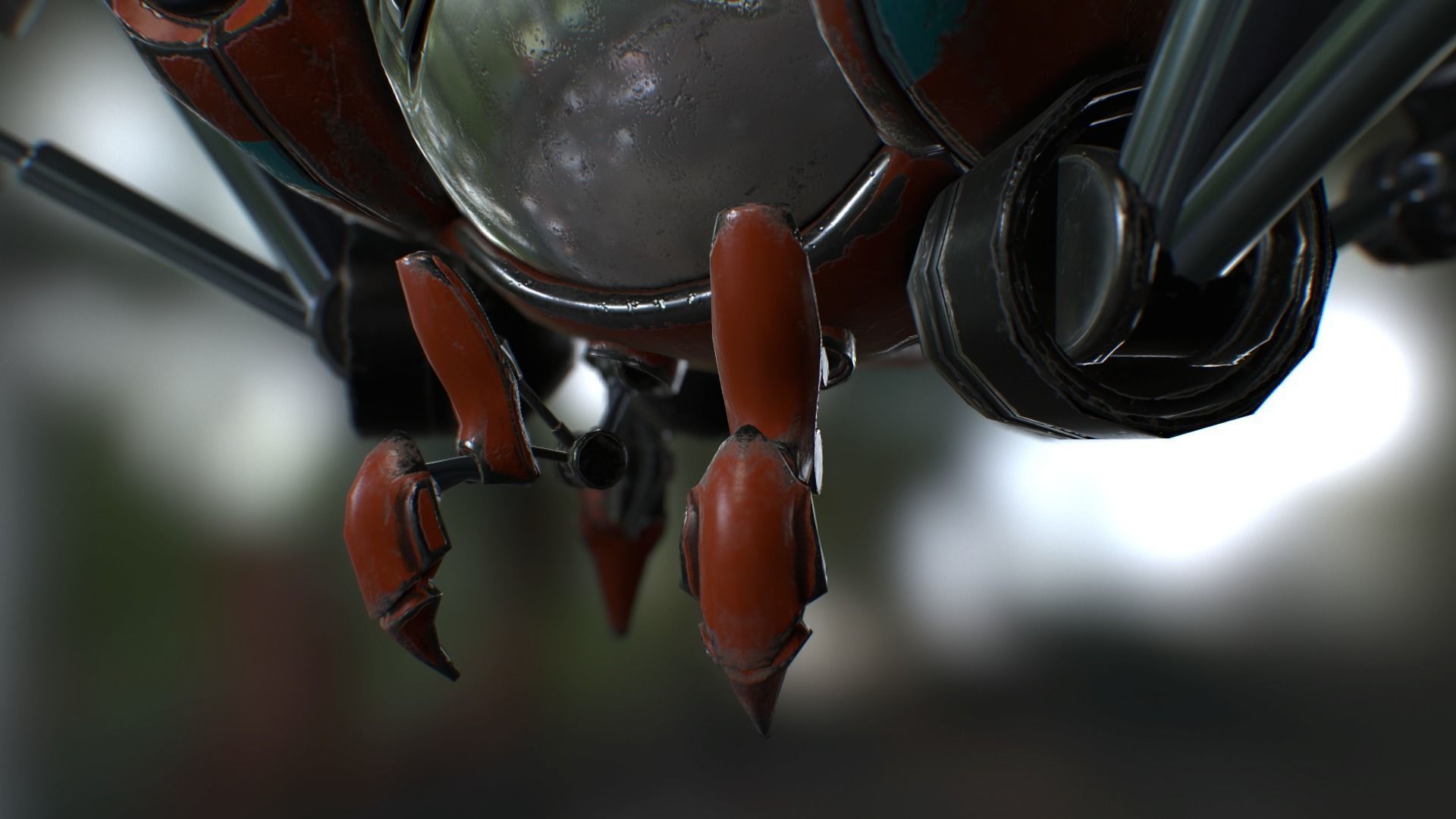 3D model Robo Spider VR / AR / low-poly | CGTrader