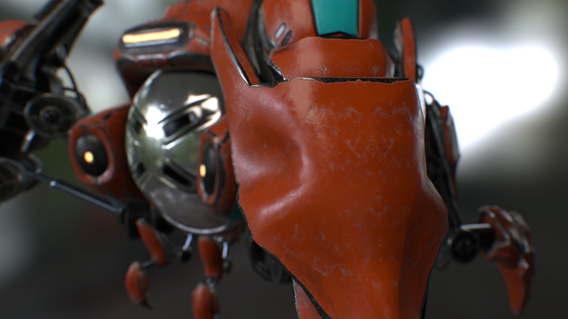3D model Robo Spider VR / AR / low-poly | CGTrader