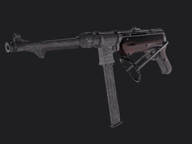 Game ready MP40 free VR / AR / low-poly 3D model | CGTrader