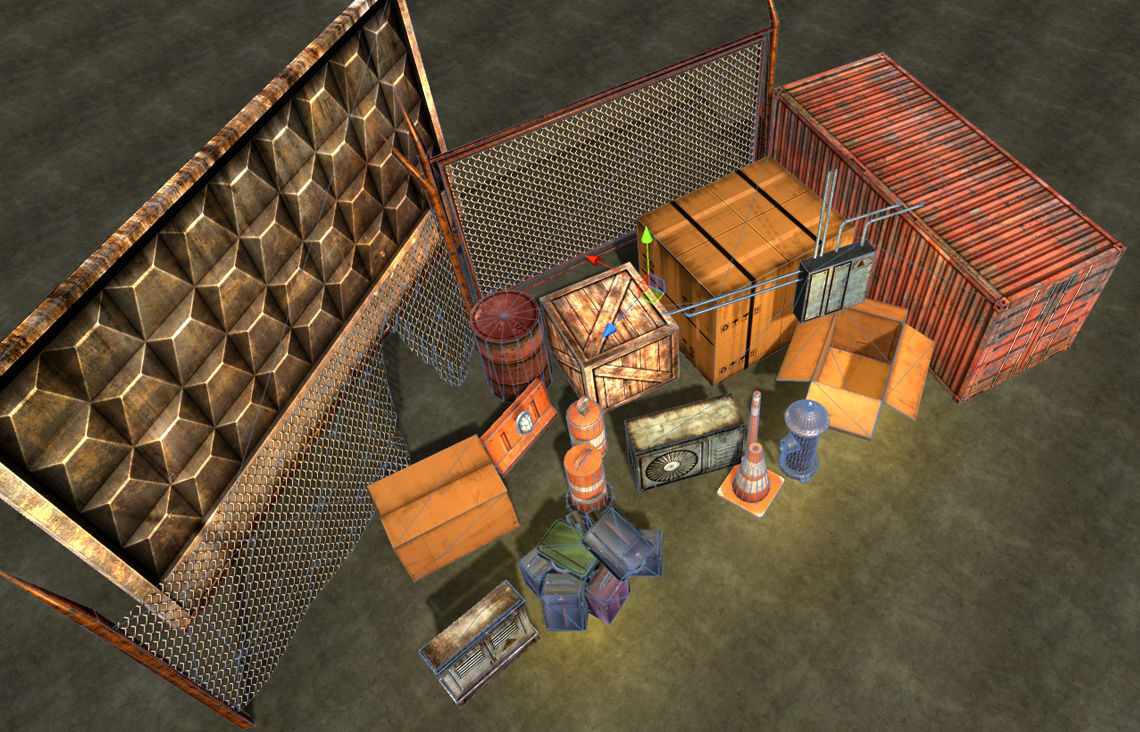 3D model Game Props Pack VR / AR / low-poly | CGTrader