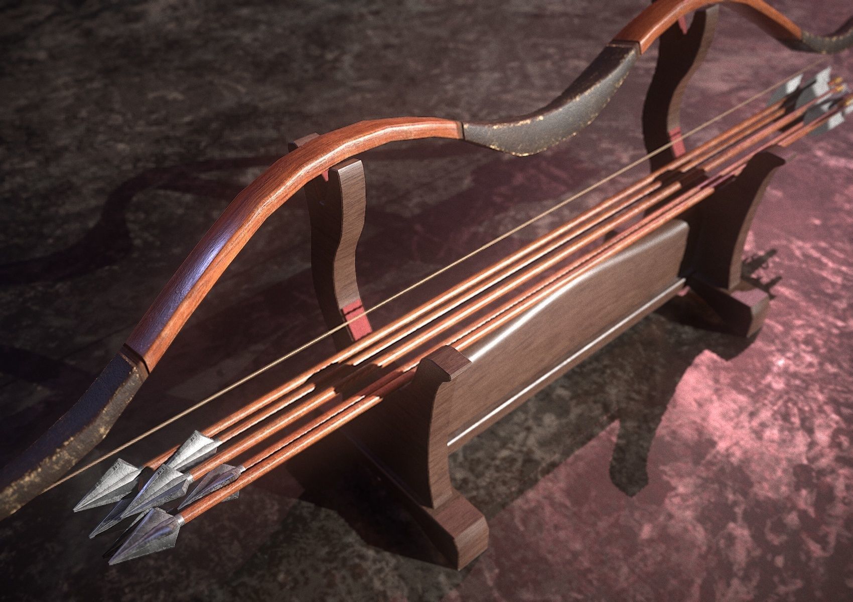 3D model HIE Game Ready Bow D180302 VR / AR / low-poly | CGTrader