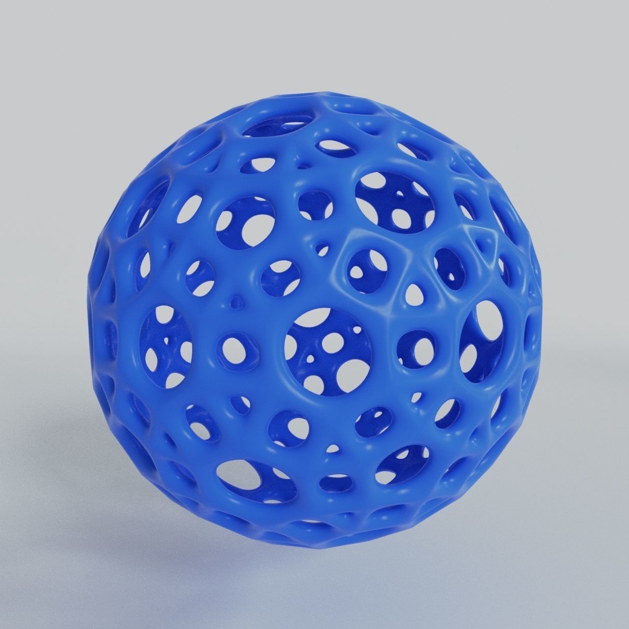 Beautiful ball with holes 3D model 3D printable | CGTrader