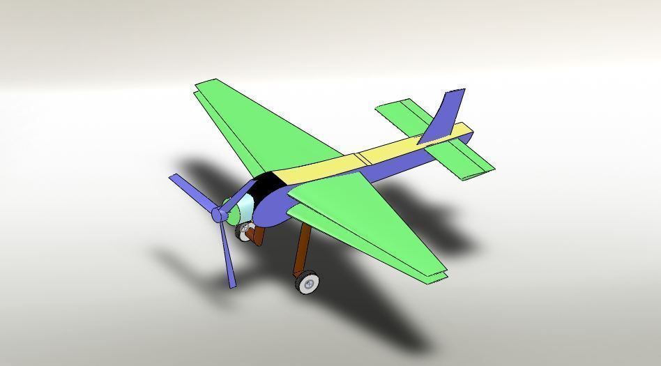 Toy plane free 3D model | CGTrader