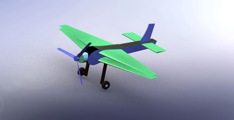 Toy plane free 3D model | CGTrader