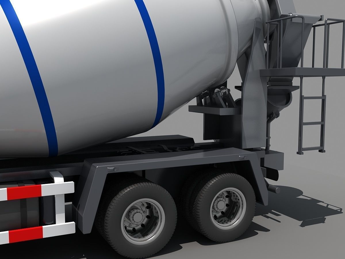 Cement Mixer 3D model | CGTrader