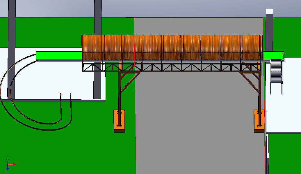 Overhead Conveyor Project free 3D model | CGTrader