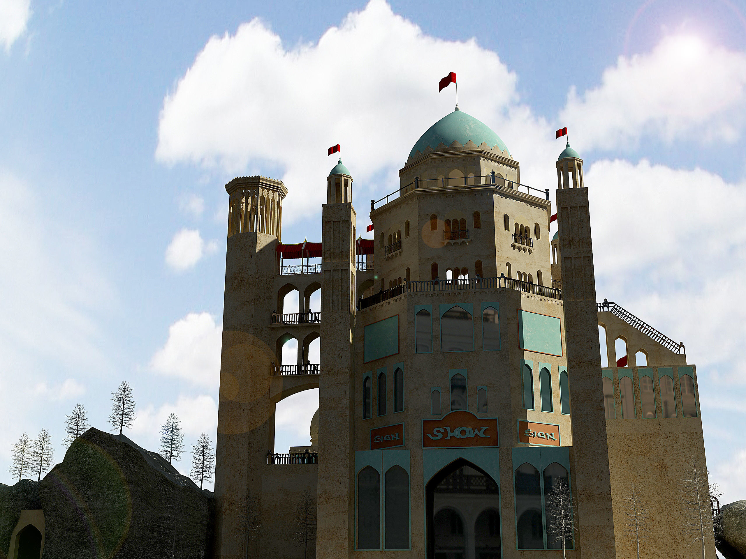 Monument free 3D model | CGTrader