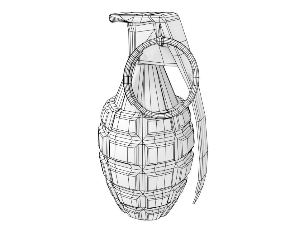 3D model M2 Grenade low poly VR / AR / low-poly | CGTrader