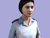 Asian woman - soviet police officer 3D model | CGTrader