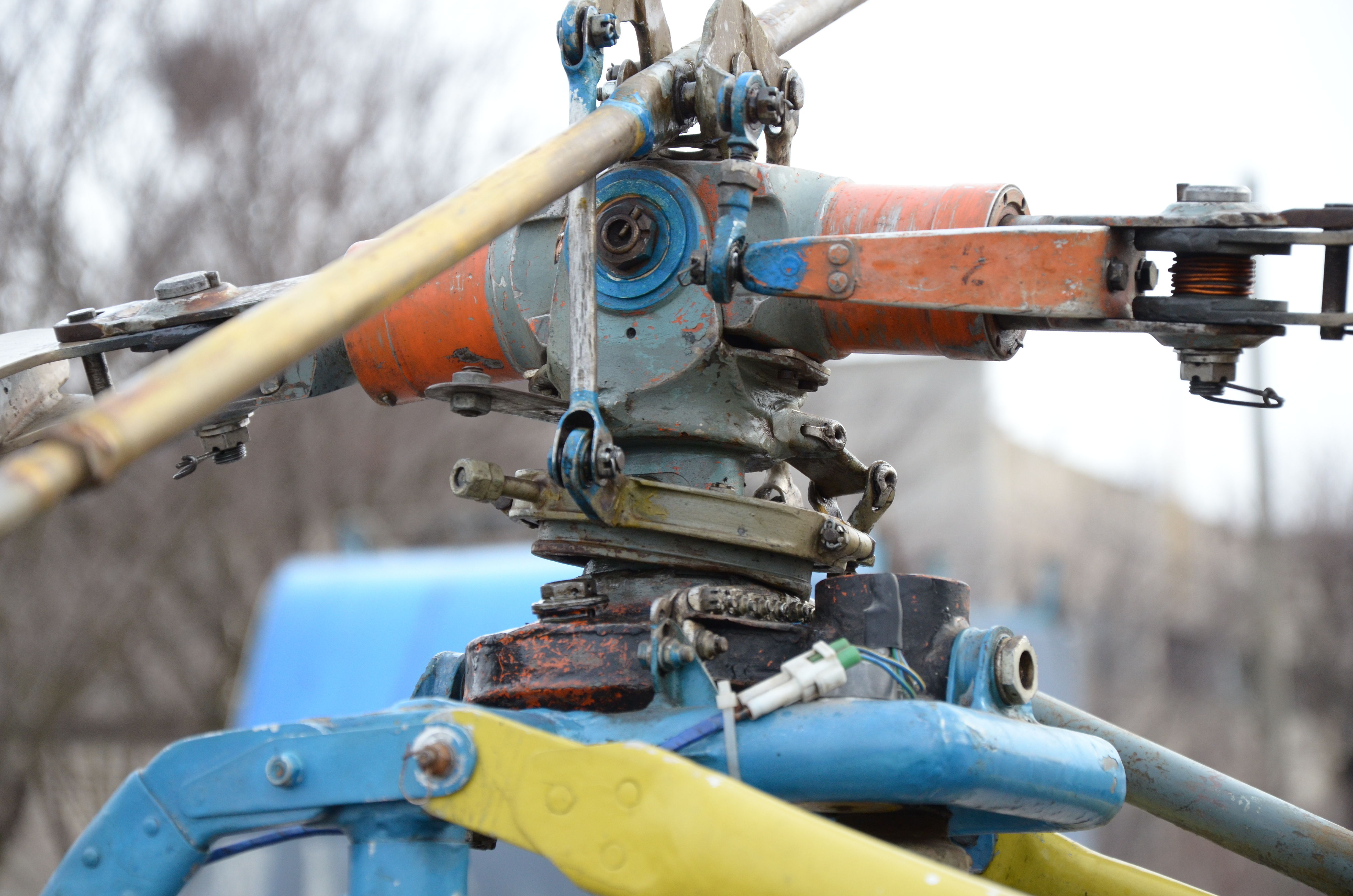 homemade helicopter free 3D model | CGTrader