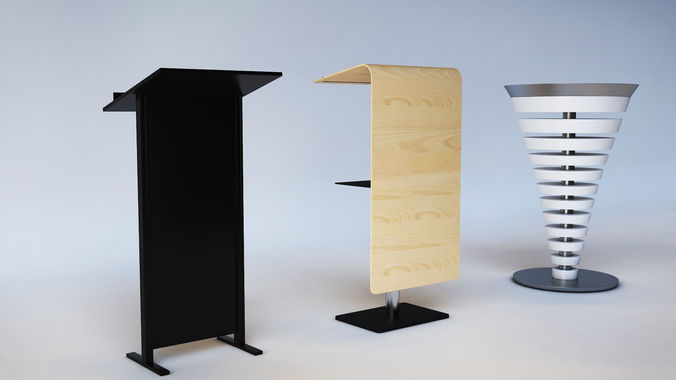 Podiums 3D model 3D printable | CGTrader