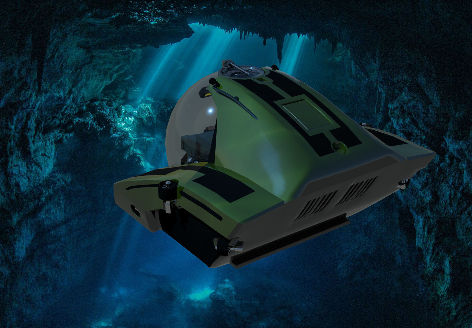 Deep Sea Research minisub 3D model | CGTrader