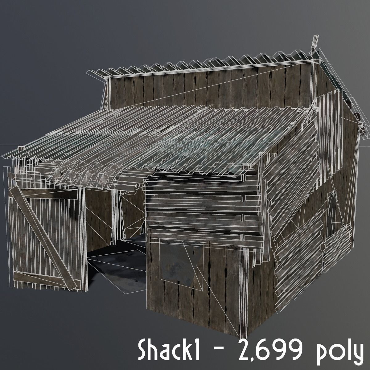 Junk Shack free VR / AR / low-poly 3D model | CGTrader