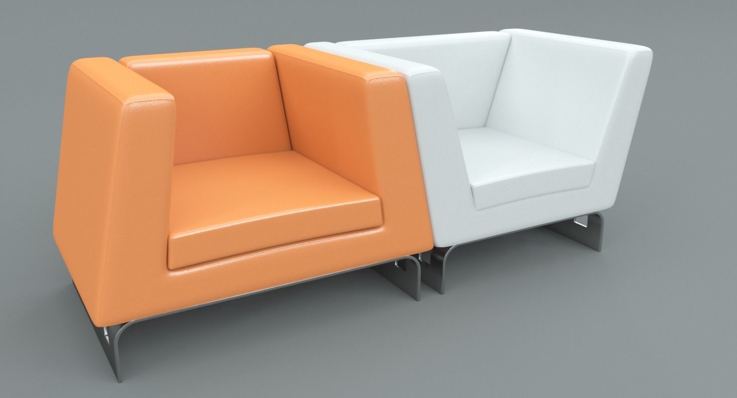 Modern Lounge Chair Set 3D model | CGTrader