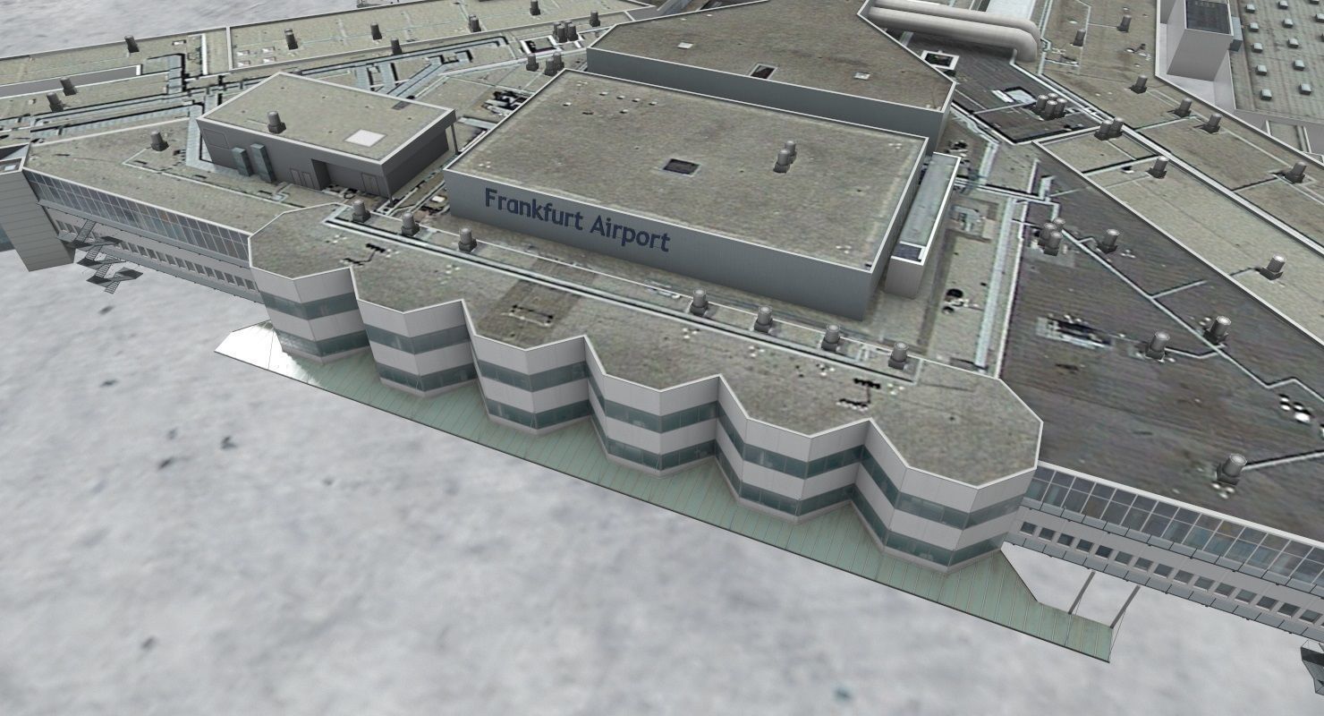 3D model EDDF Terminal 1B VR / AR / low-poly | CGTrader