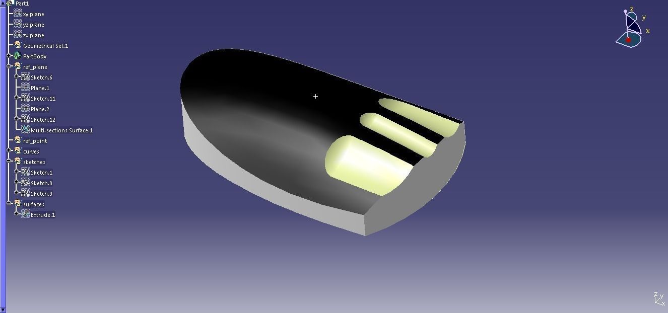 Mouse using surfacing in catia v5 free 3D model | CGTrader