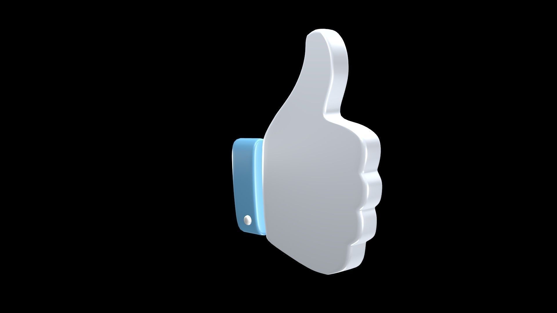 Hand symbol free 3D model | CGTrader