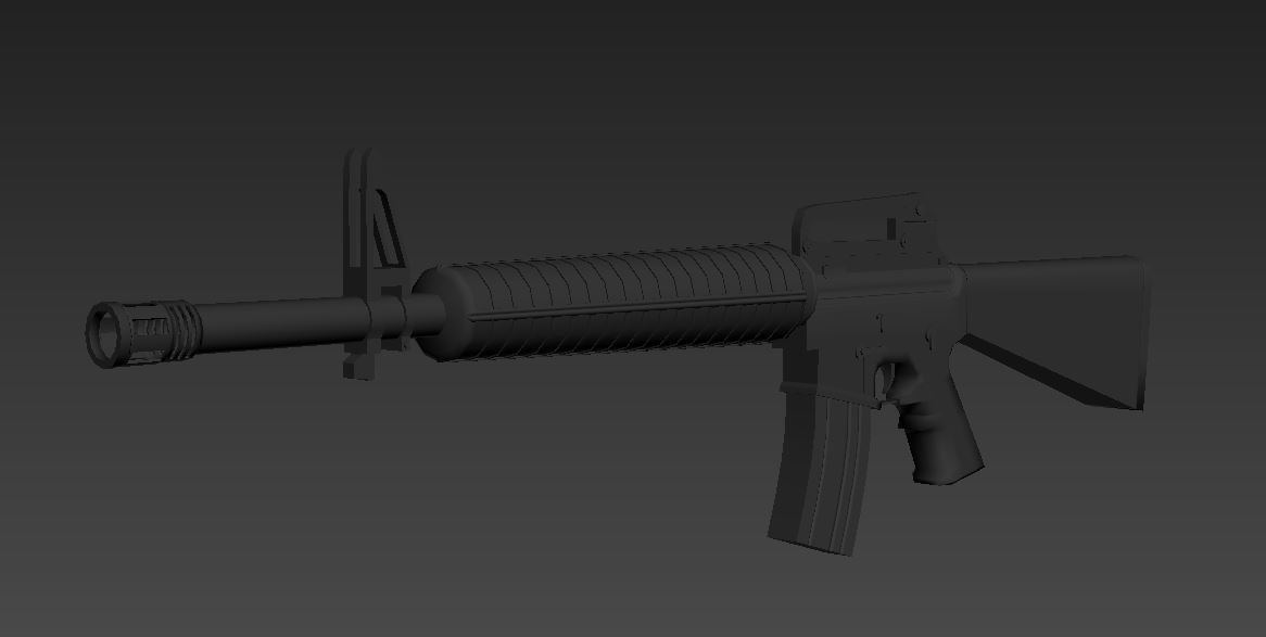 M16 Gun 3D model | CGTrader