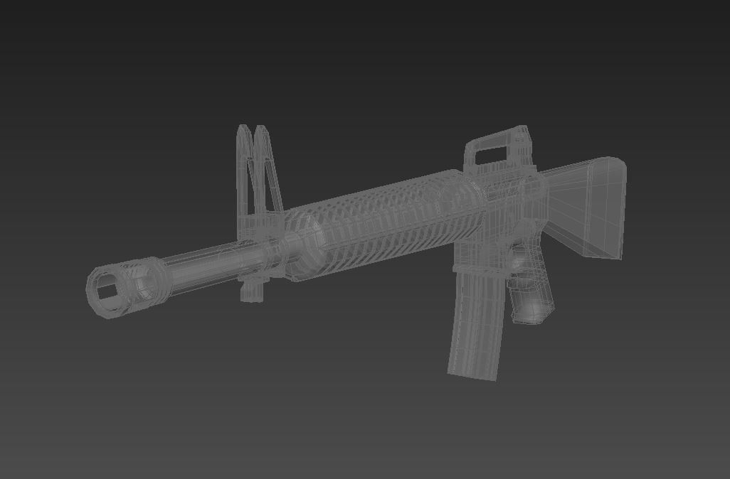 M16 Gun 3D model | CGTrader