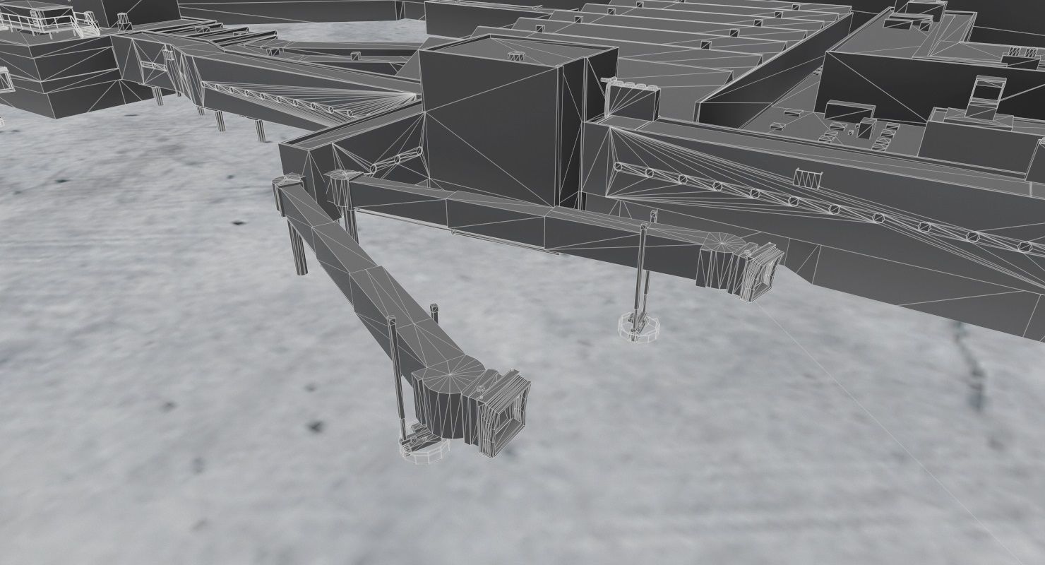 3D model EDDF Terminal 1C VR / AR / low-poly | CGTrader