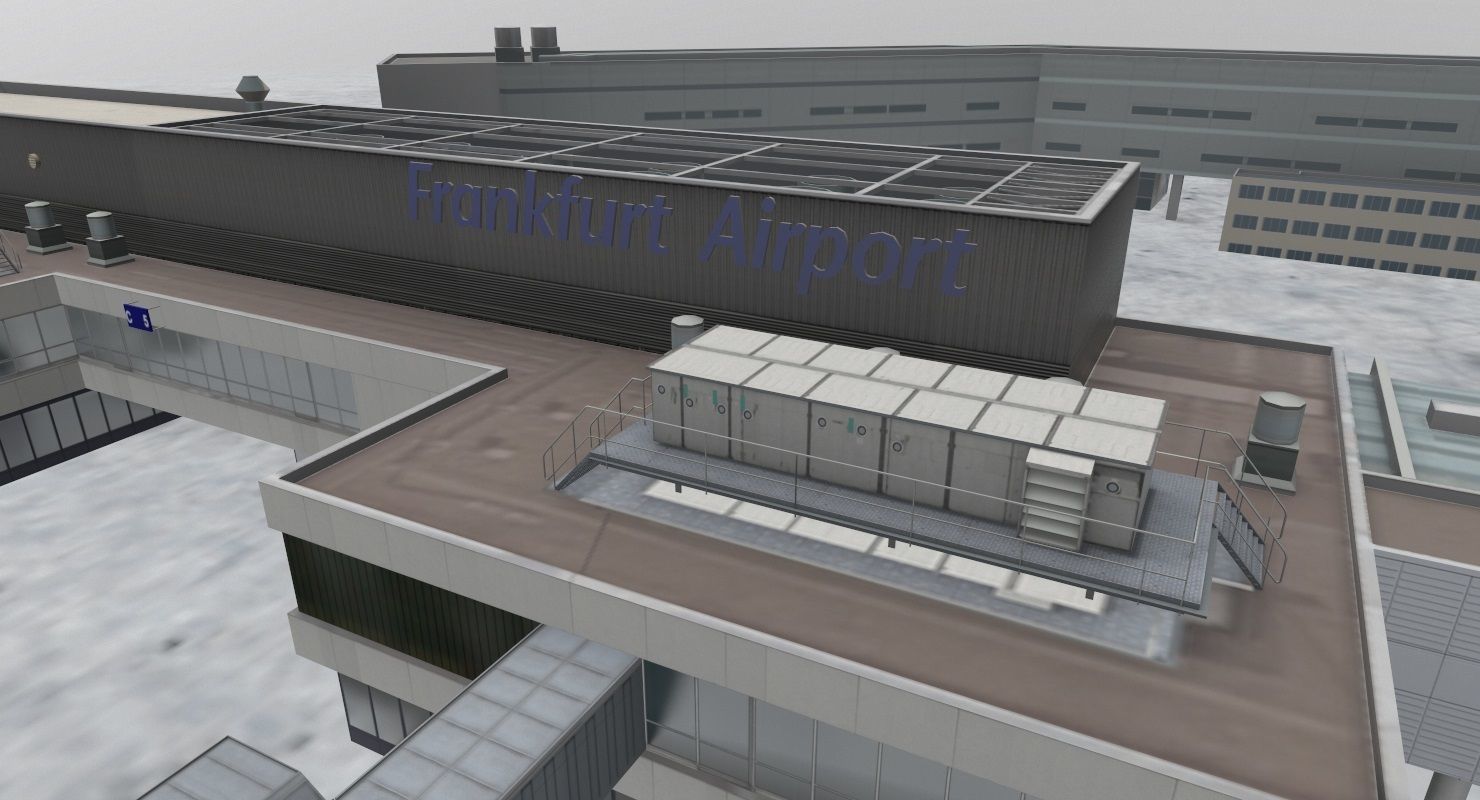 3D model EDDF Terminal 1C VR / AR / low-poly | CGTrader