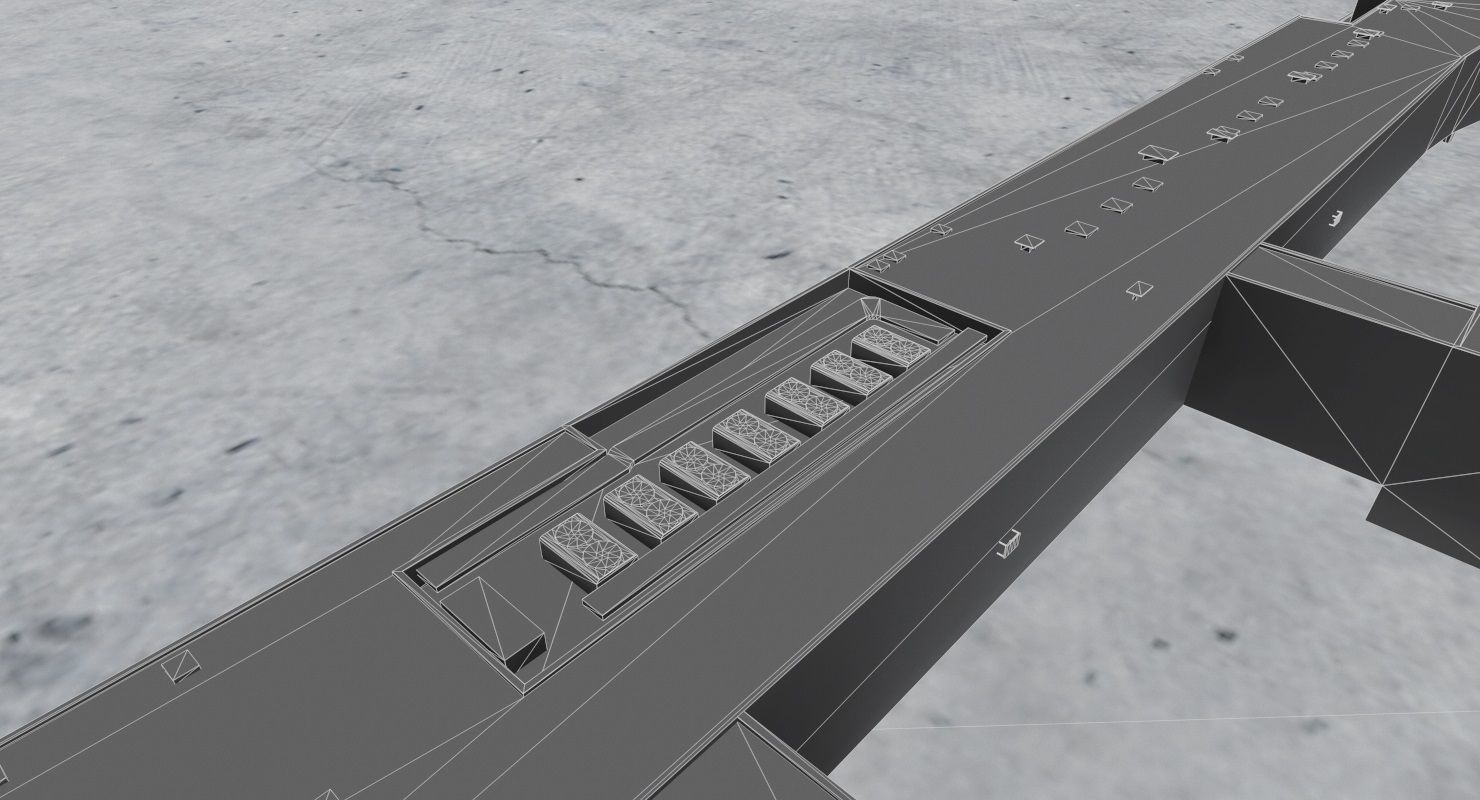 3D model EDDF Terminal 1A VR / AR / low-poly | CGTrader