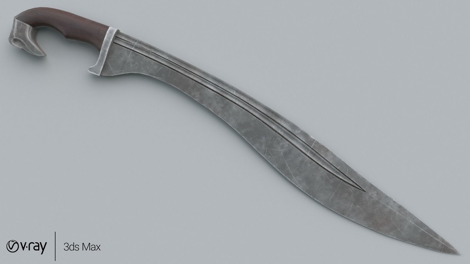 3D model Falcata sword VR / AR / low-poly | CGTrader