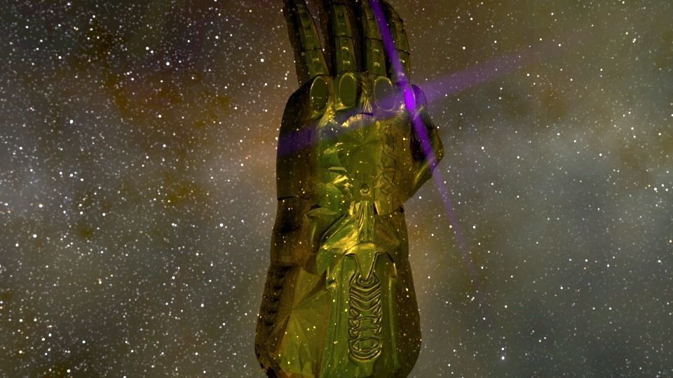 Infinity Gauntlet 3D model animated | CGTrader