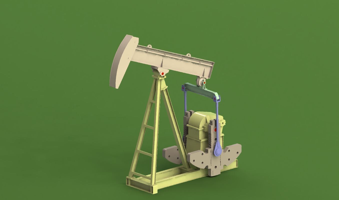 CONVENTIONAL BEAM PUMPING UNITS free 3D model | CGTrader