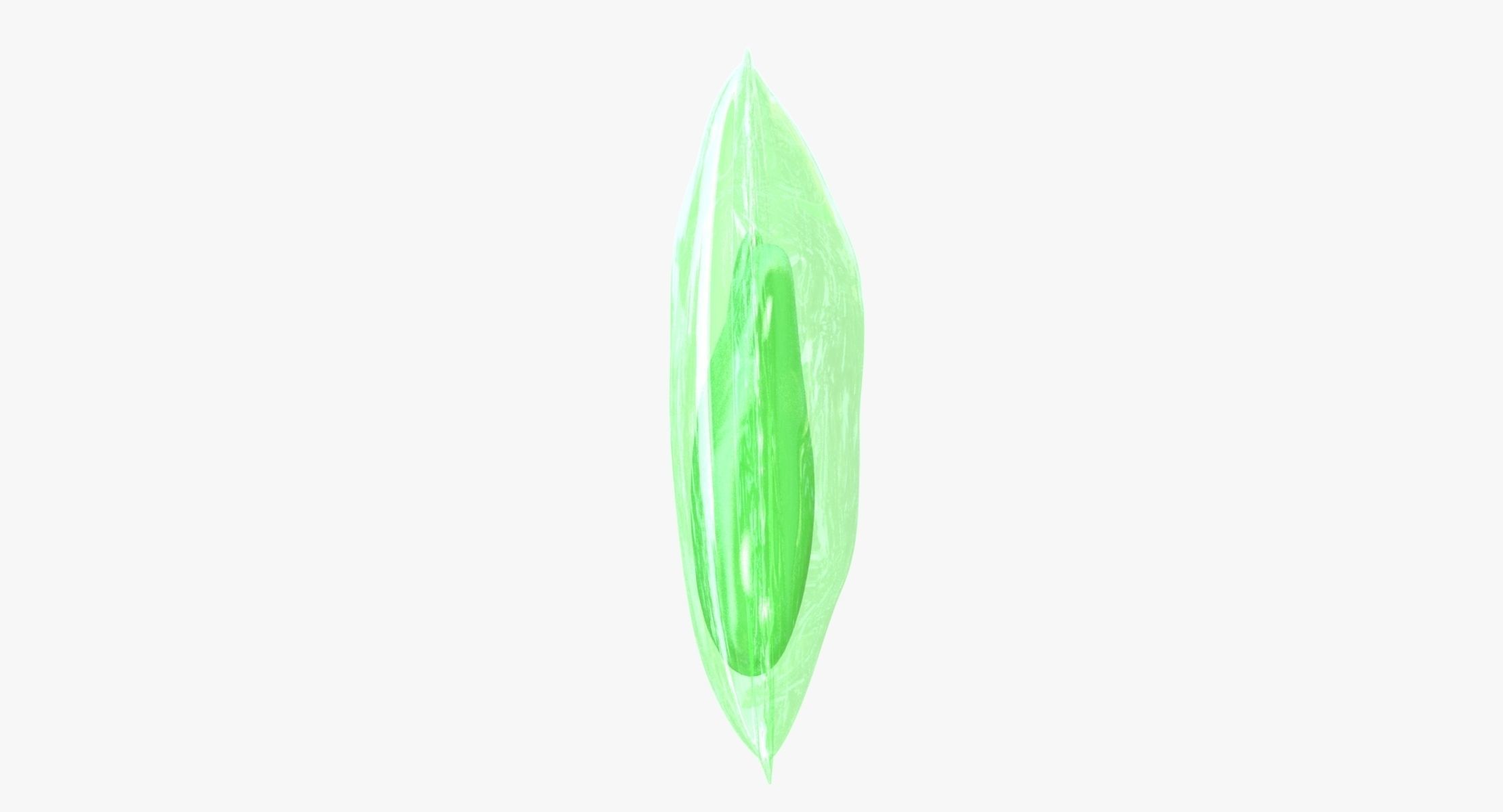 Wrapped Green Fish 3D model 3D model | CGTrader