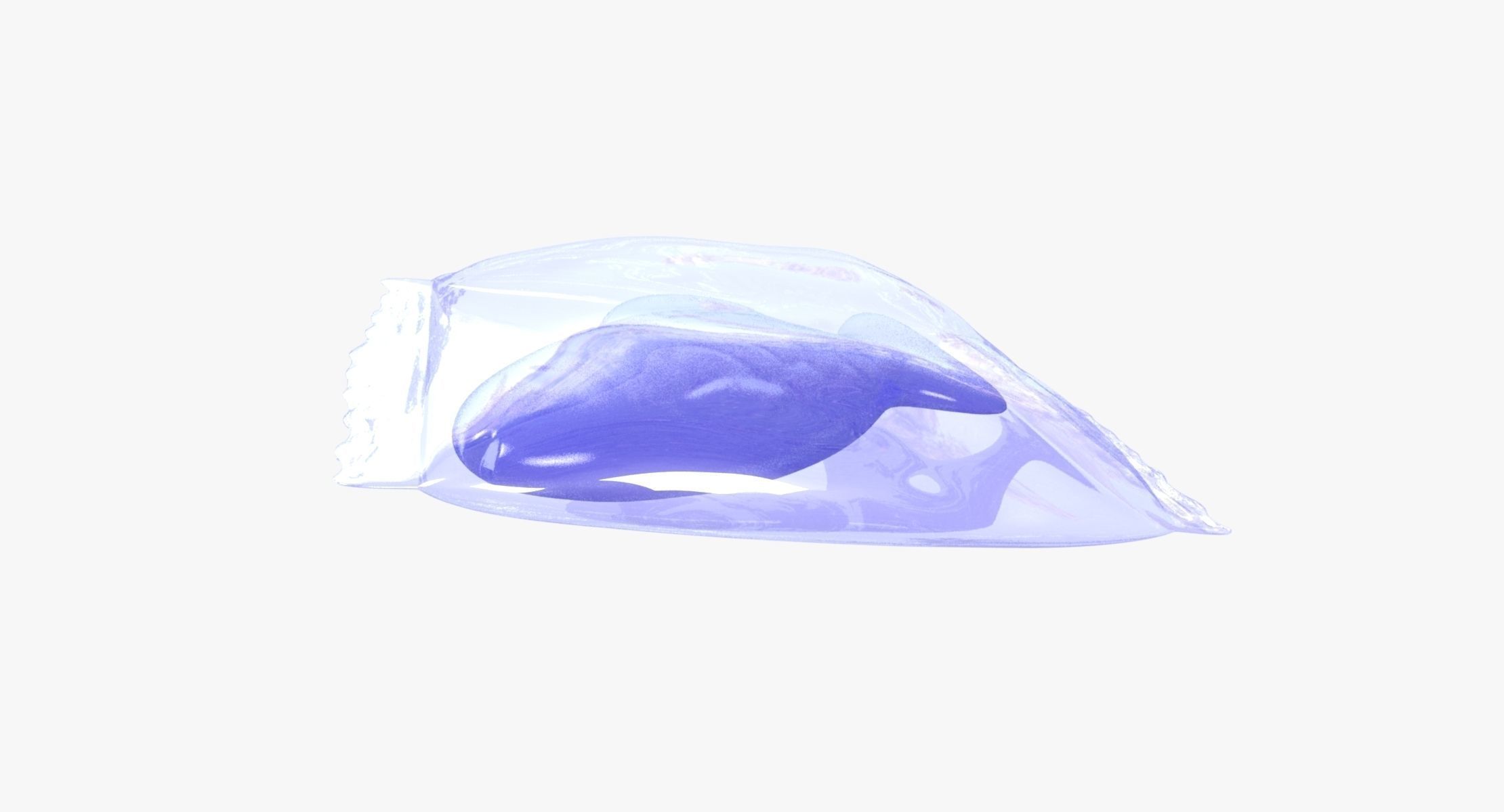 Wrapped Blue Fish model 3D model | CGTrader