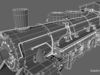 Steam Train Model Only 3D model animated rigged | CGTrader