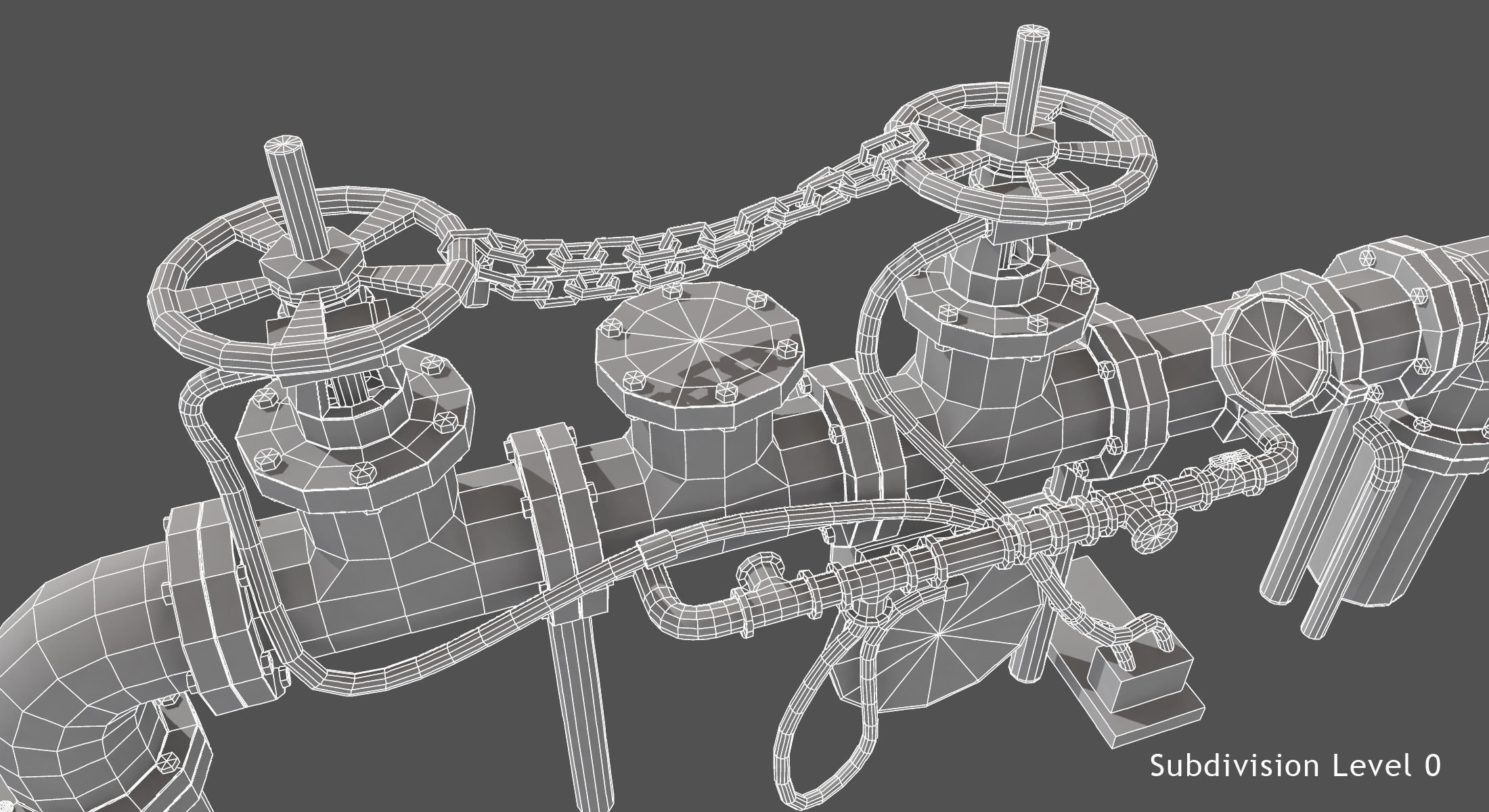 Pipe System 3D model | CGTrader