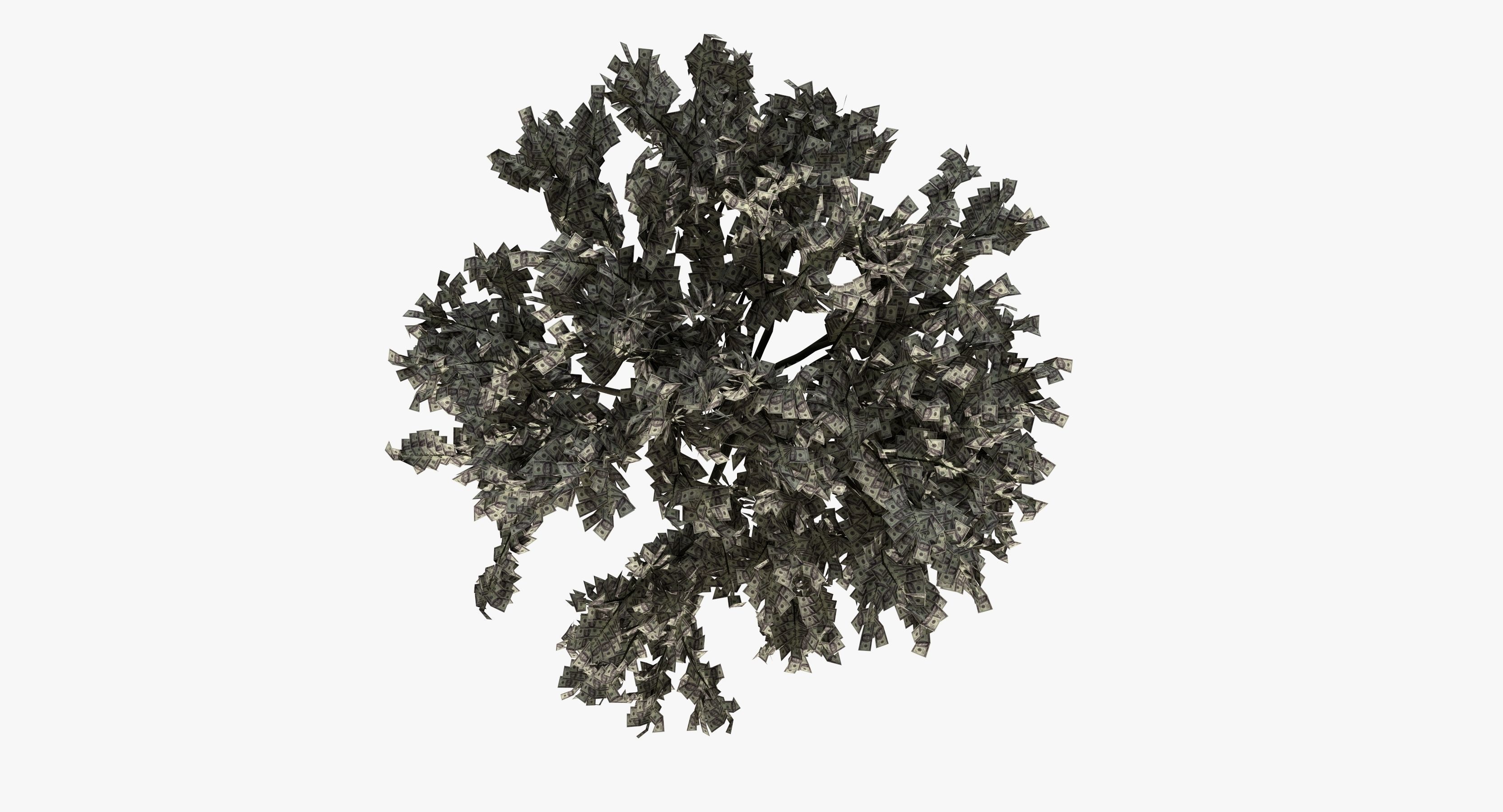 Money Tree 20s 3D model 3D model | CGTrader