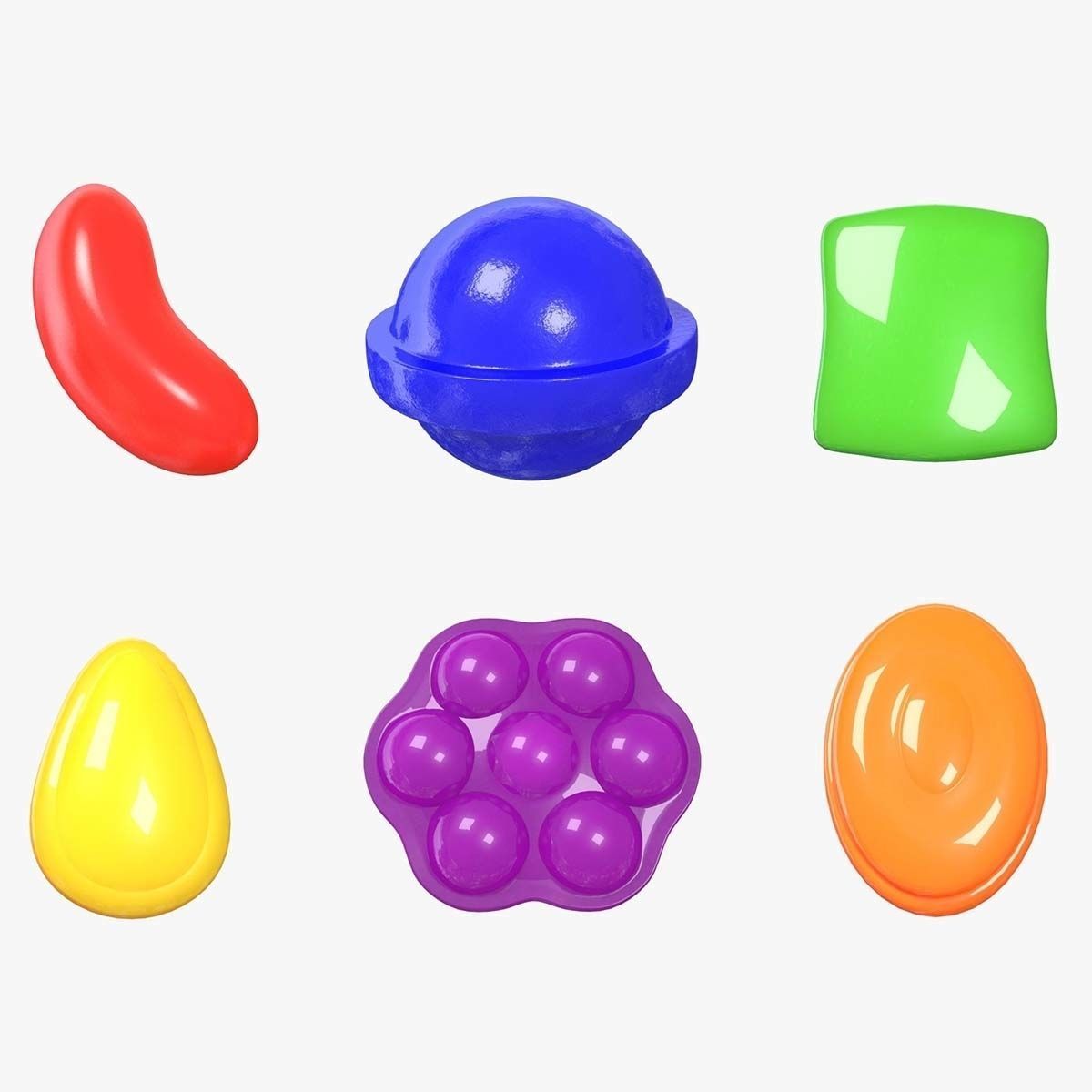 Candy Combo Pack 3D model 3D model | CGTrader