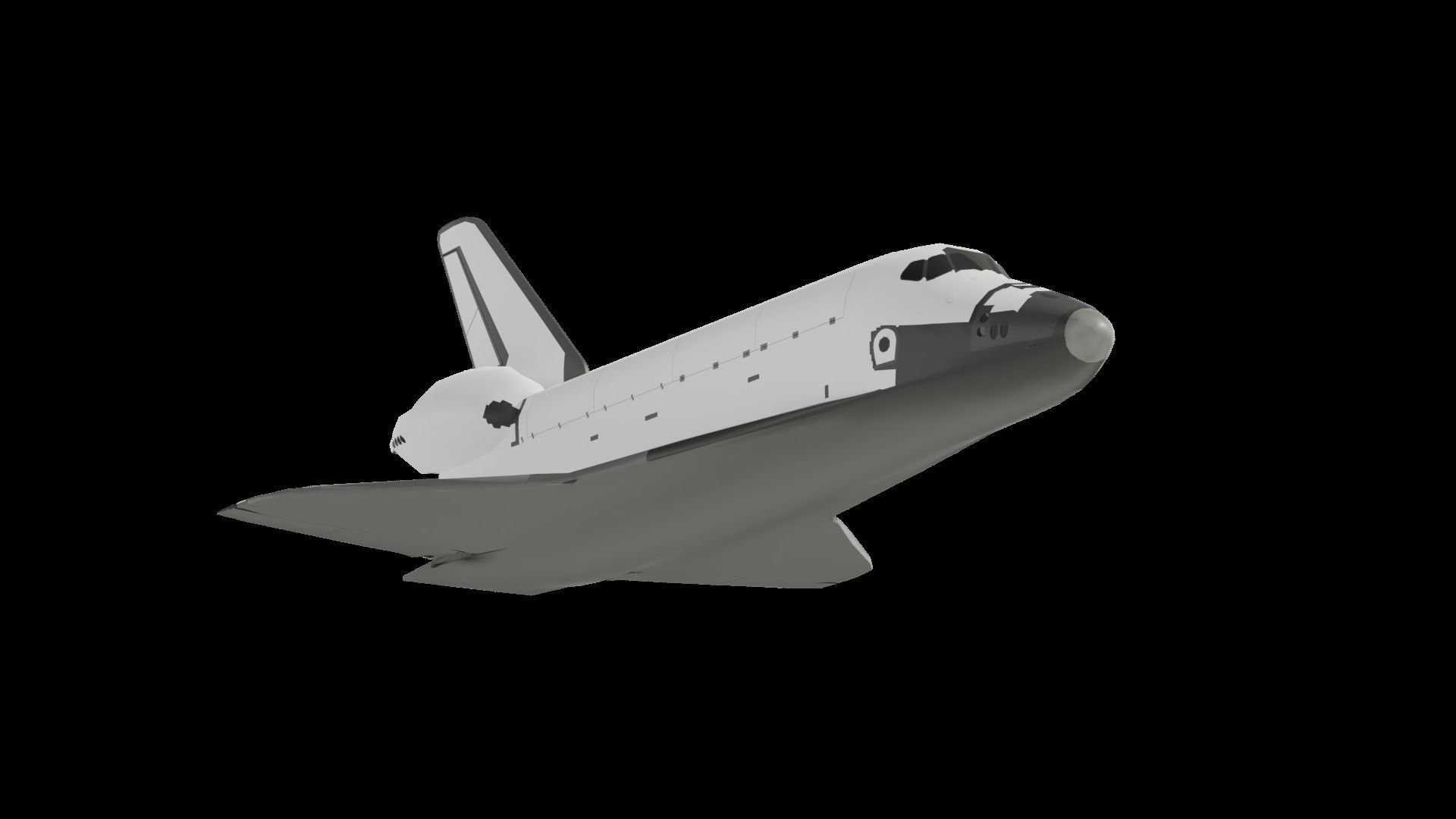 Space Shuttle low poly FREE free VR / AR / low-poly 3D model | CGTrader