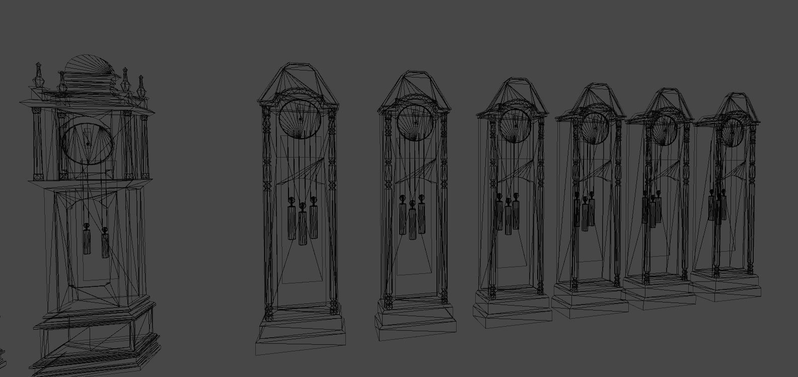 3D model Clocks collection VR / AR / low-poly | CGTrader