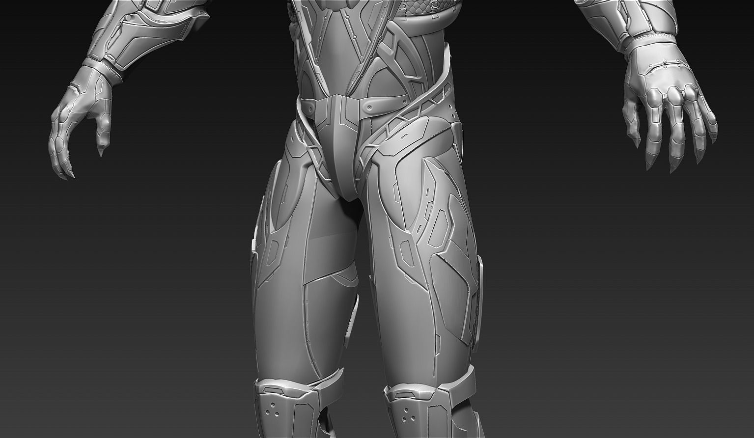 Cyber Mutant Zbrush Concept Model 3D model | CGTrader