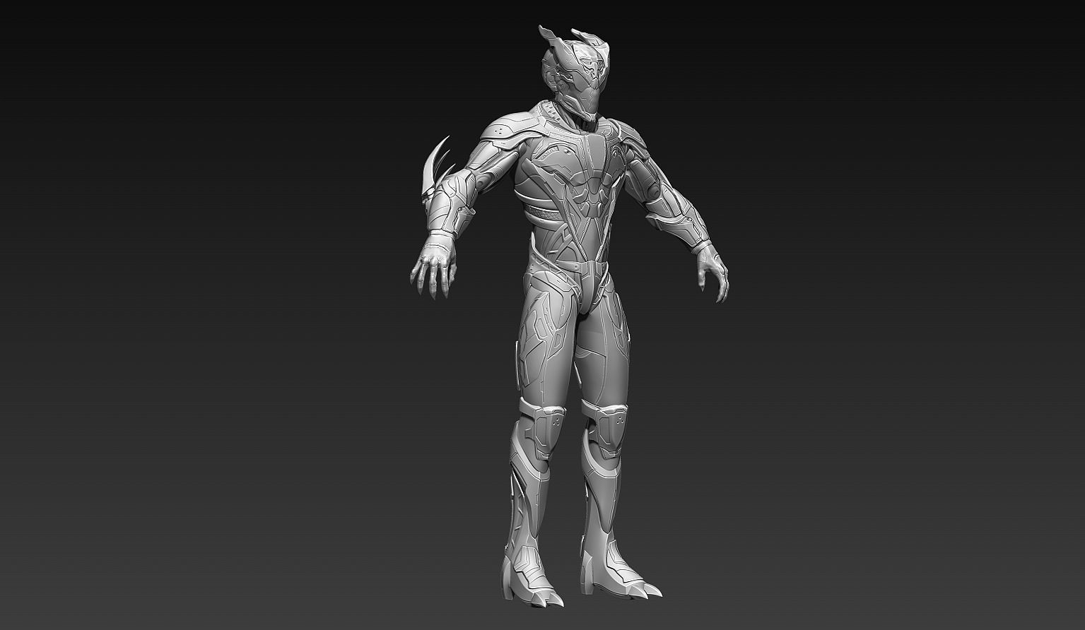 Cyber Mutant Zbrush Concept Model 3D model | CGTrader