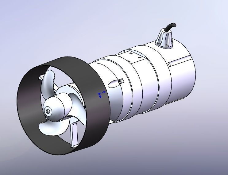 Underwater thruster 3D model | CGTrader