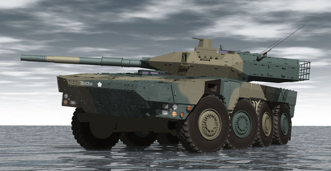 JGSDF Type-16 maneuver combat vehicle Update 3D model | CGTrader