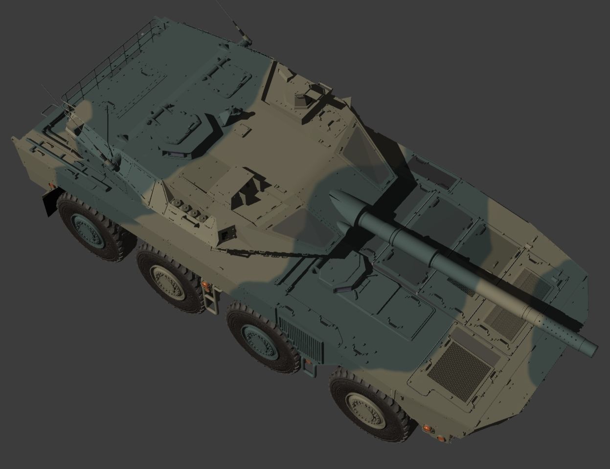 JGSDF Type-16 maneuver combat vehicle Update 3D model | CGTrader