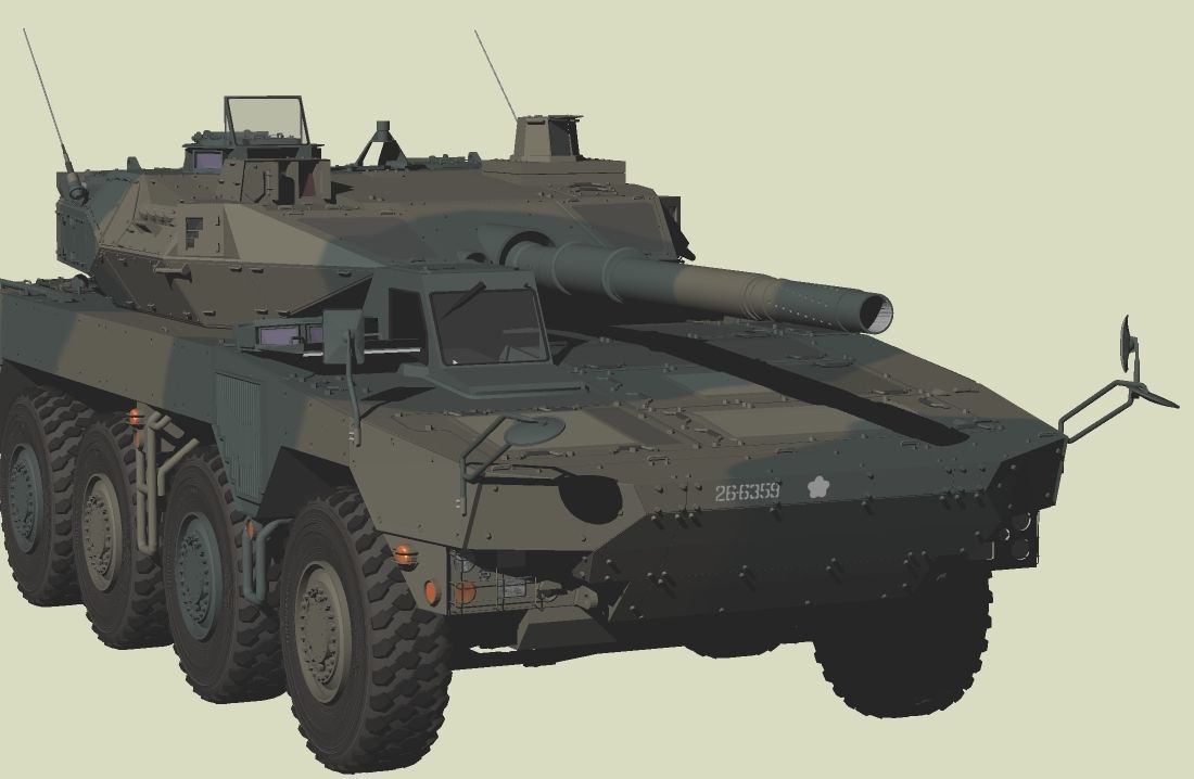 JGSDF Type-16 maneuver combat vehicle Update 3D model | CGTrader