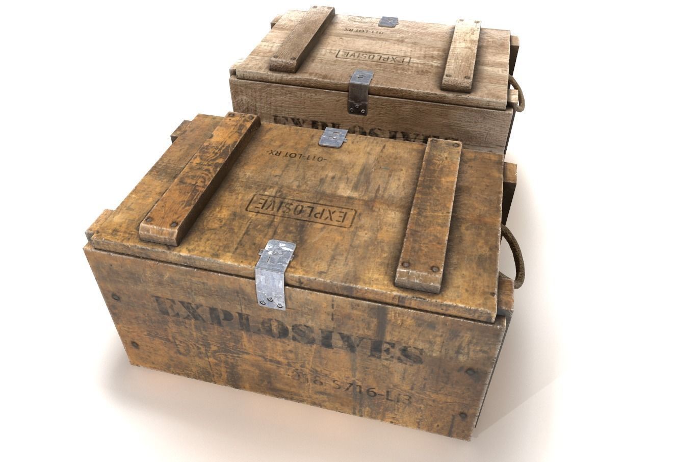 3D model Explosives crate 1 PBR VR / AR / low-poly | CGTrader