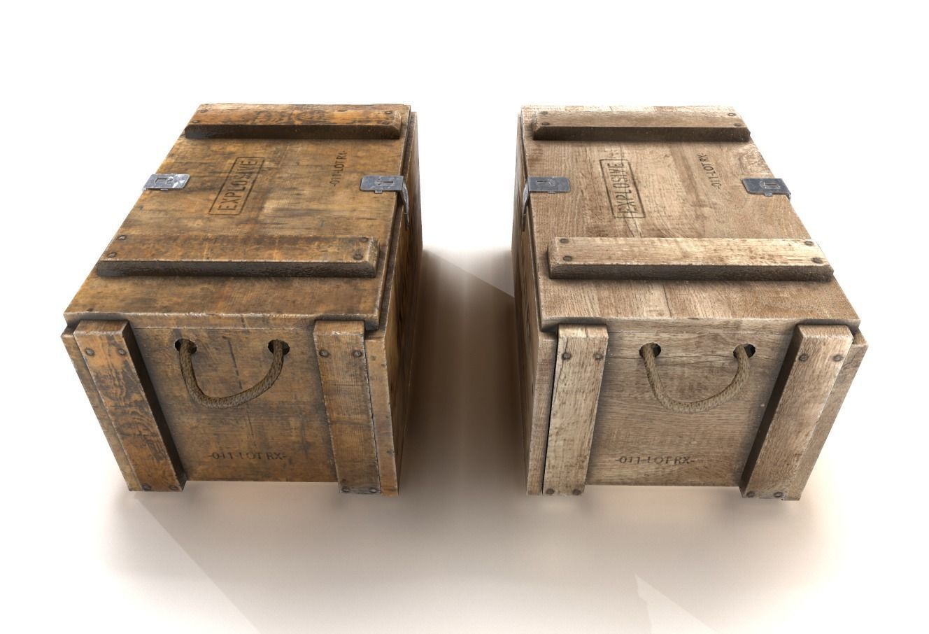 3D model Explosives crate 1 PBR VR / AR / low-poly | CGTrader